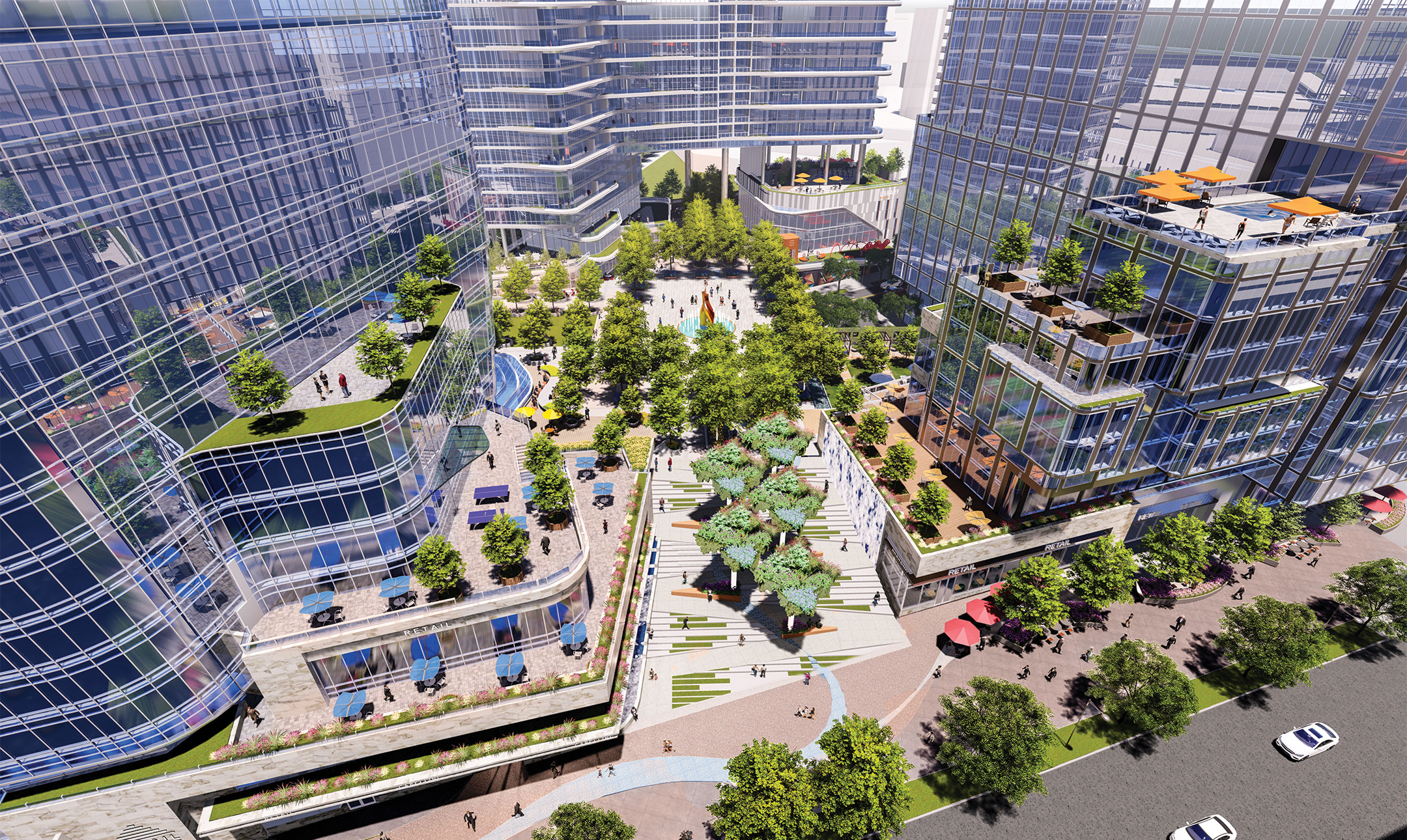 The Piazza at Tysons: Tysons, VA | WDG Architecture. Planning. Interiors.